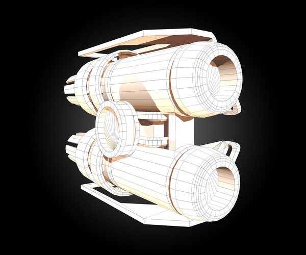 ArtStation - Maneuvering Thruster 'C' (LP) | Game Assets