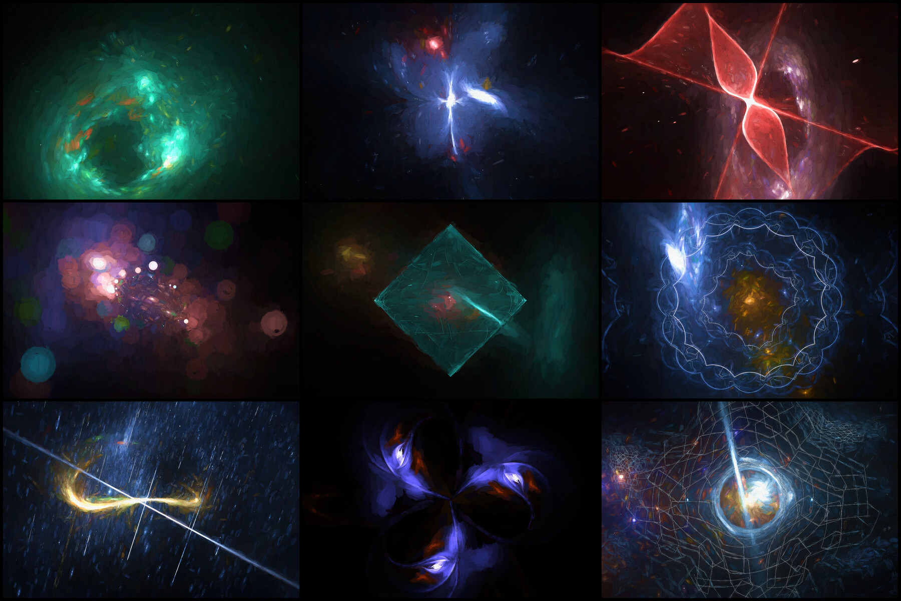 ArtStation - 50 Oil Painting Space Backgrounds - Vol. 2 | Artworks