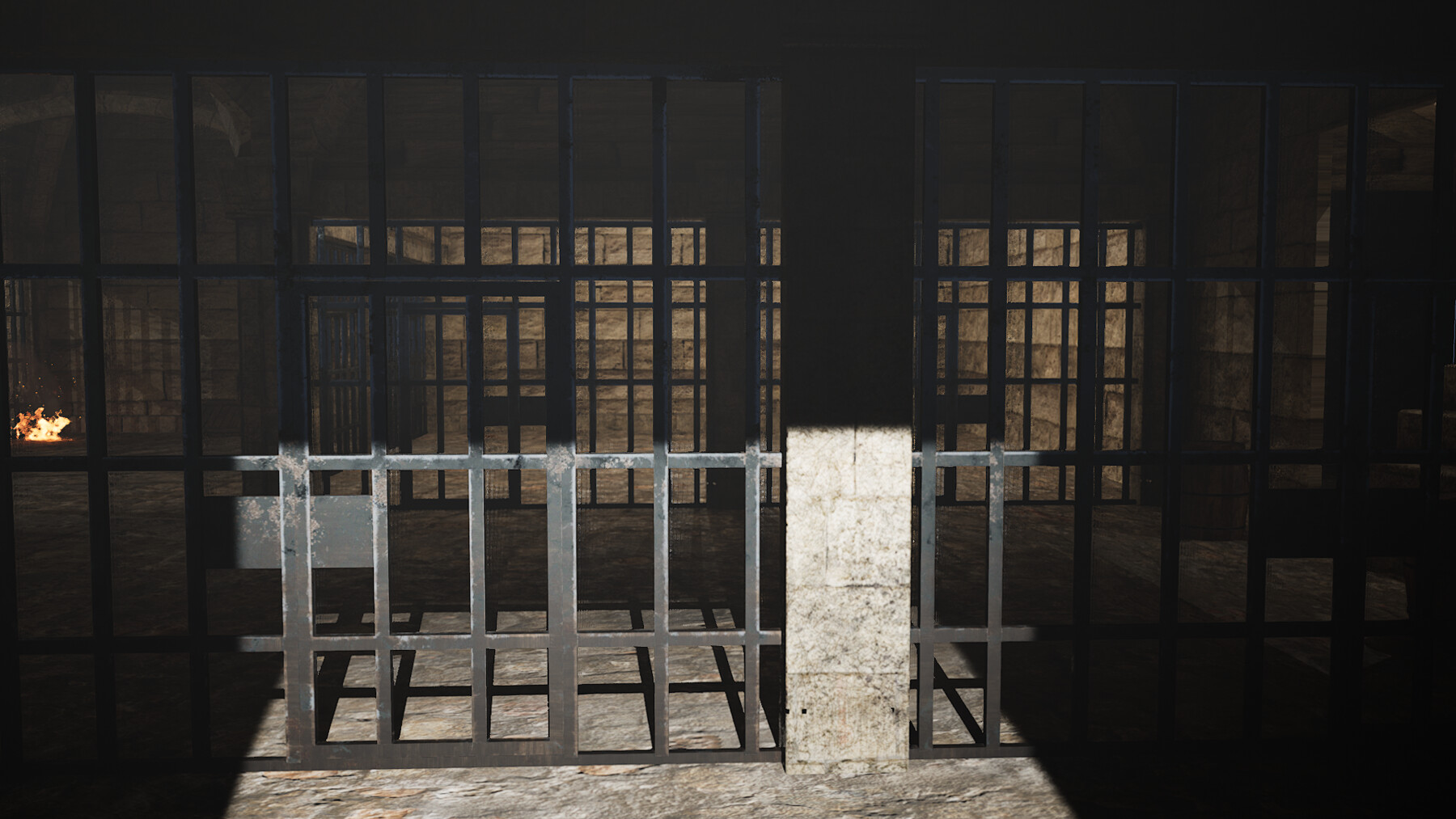 ArtStation - Medieval prison 3D model Low-poly 3D model | Game Assets