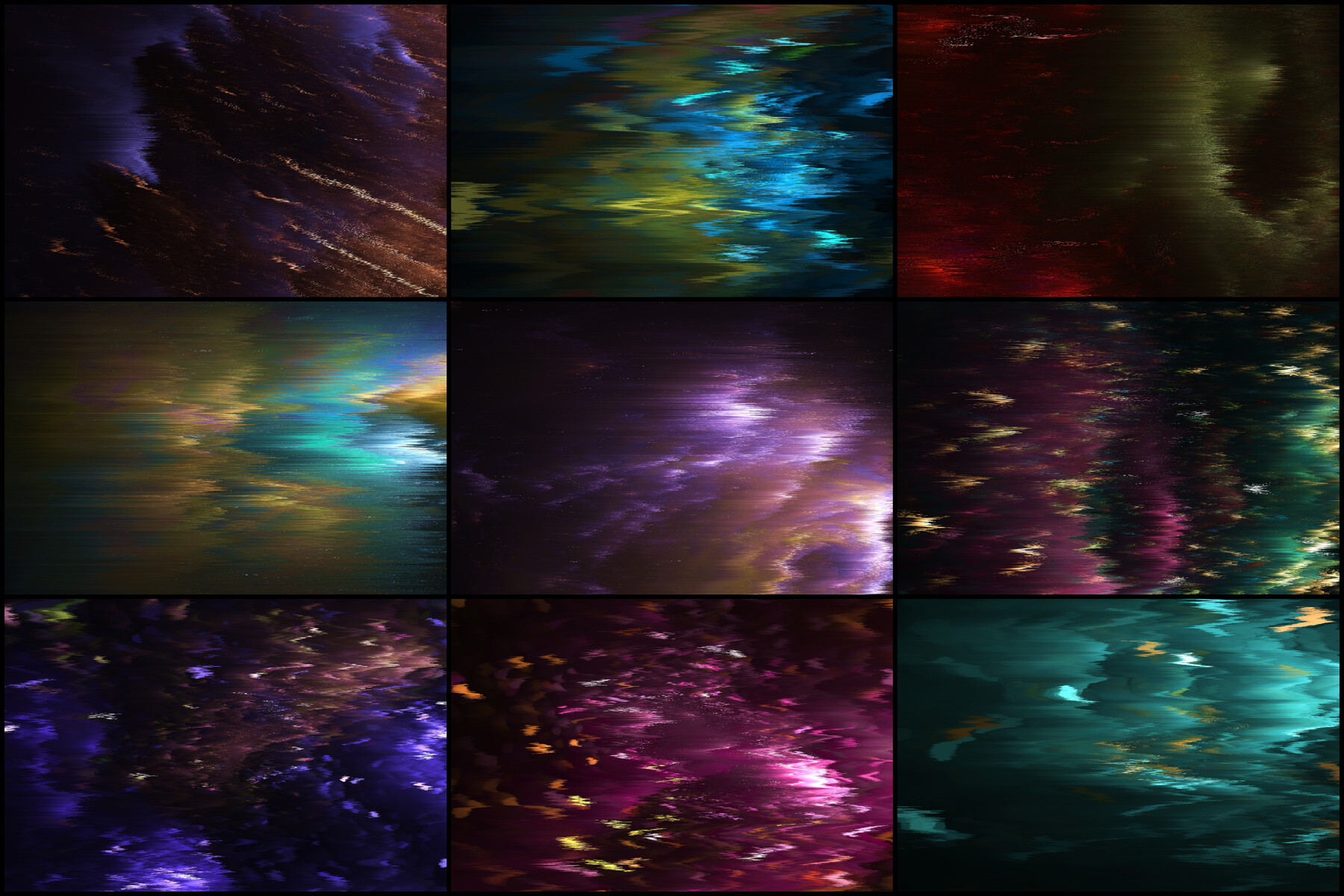 ArtStation - 50 Pixel Sorting Backgrounds - Vol. 1 | Artworks