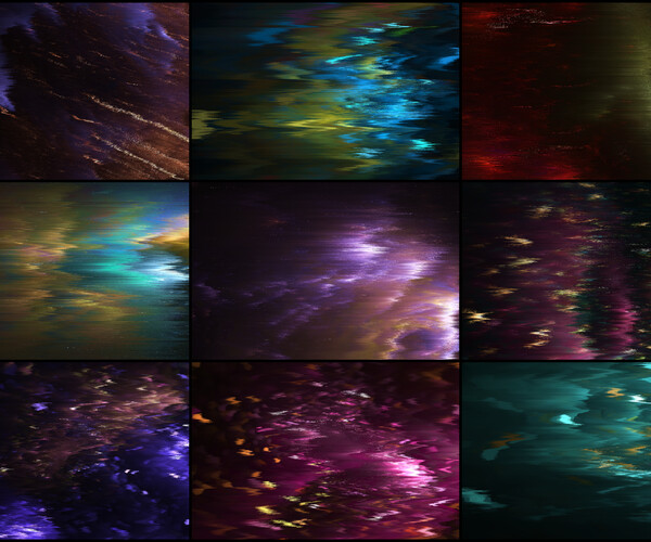 ArtStation - 50 Pixel Sorting Backgrounds - Vol. 1 | Artworks