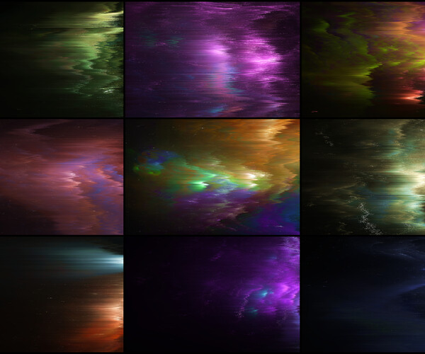 ArtStation - 50 Pixel Sorting Backgrounds - Vol. 2 | Artworks