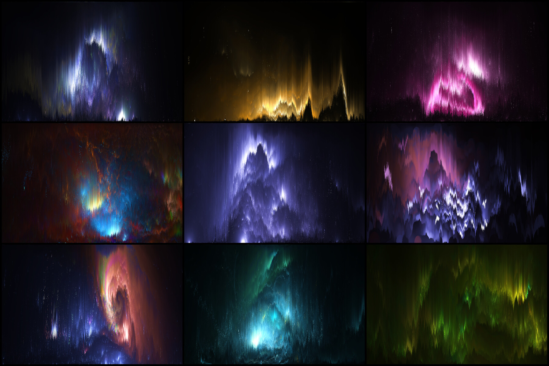 ArtStation - 50 Pixel Sorting Backgrounds - Vol. 3 | Artworks