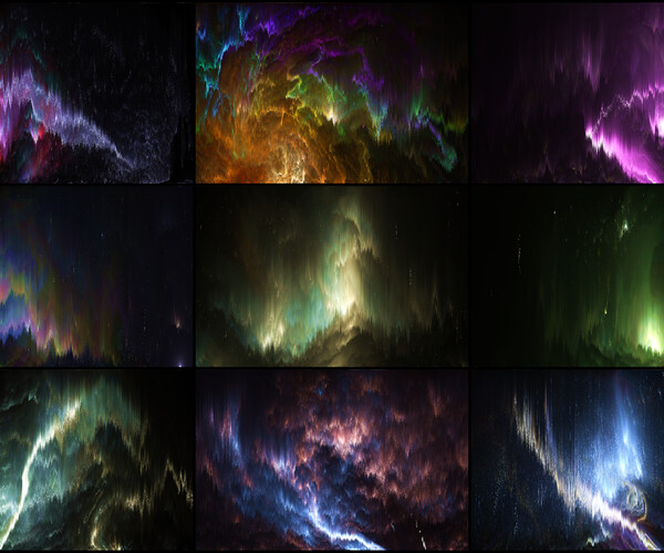 ArtStation - 50 Pixel Sorting Backgrounds - Vol. 4 | Artworks