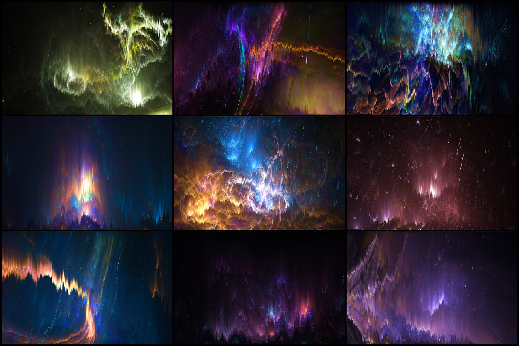 ArtStation - 50 Pixel Sorting Backgrounds - Vol. 4 | Artworks