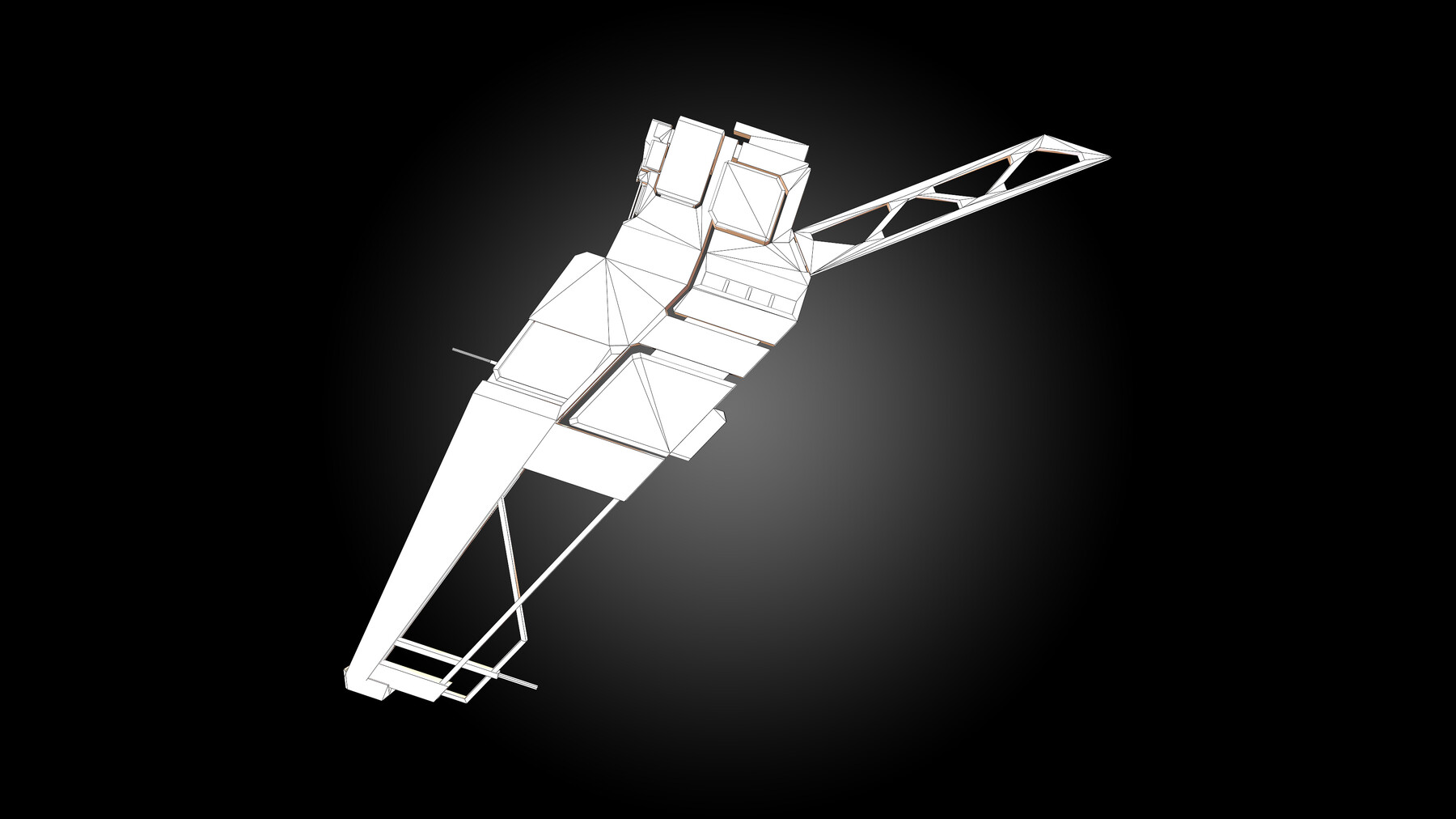 ArtStation - Wing Frame 'B' (LP) | Game Assets