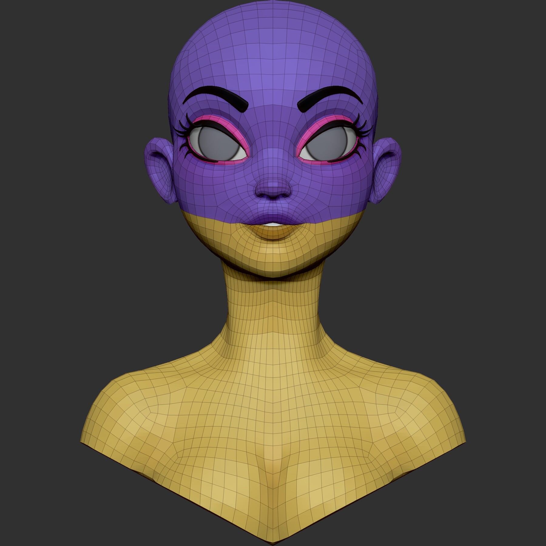 ArtStation - Stylized Female Head | Resources