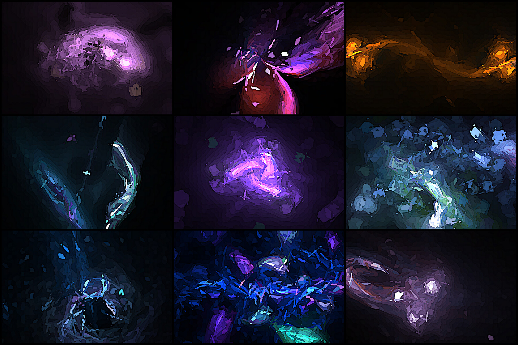 ArtStation - 50 Postmodernism Space Backgrounds - Vol. 1 | Artworks