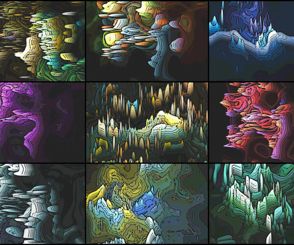 ArtStation - 50 Psychedelic Worlds Backgrounds - Vol. 2 | Artworks