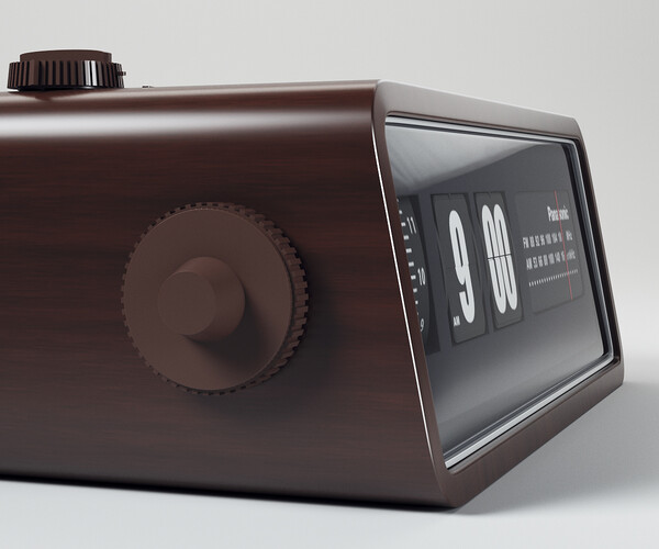 ArtStation - Retro Flip Clock Pack | Resources