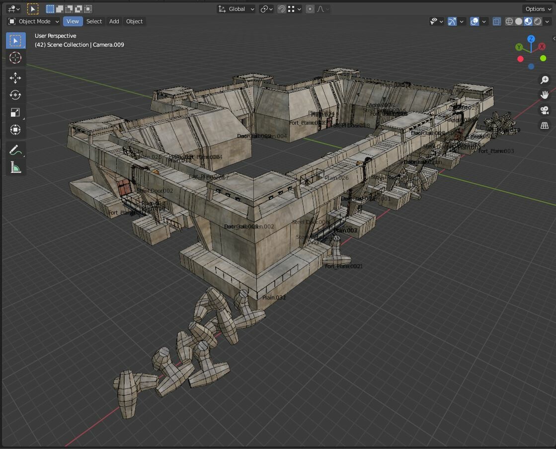 ArtStation - Future Fort Bunker Dystopian Military Outpost Kitbash ...