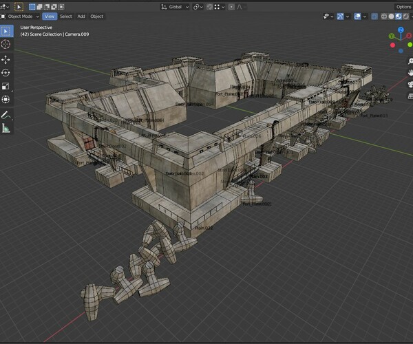 ArtStation - Future Fort Bunker Dystopian Military Outpost Kitbash ...