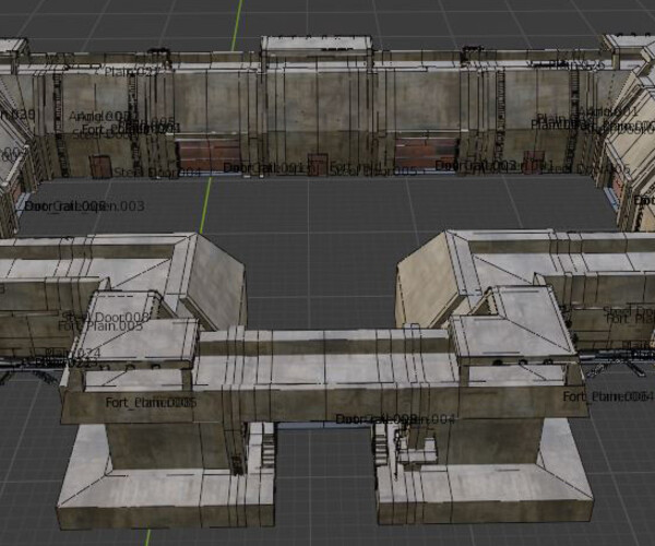 ArtStation - Future Fort Bunker Dystopian Military Outpost Kitbash ...