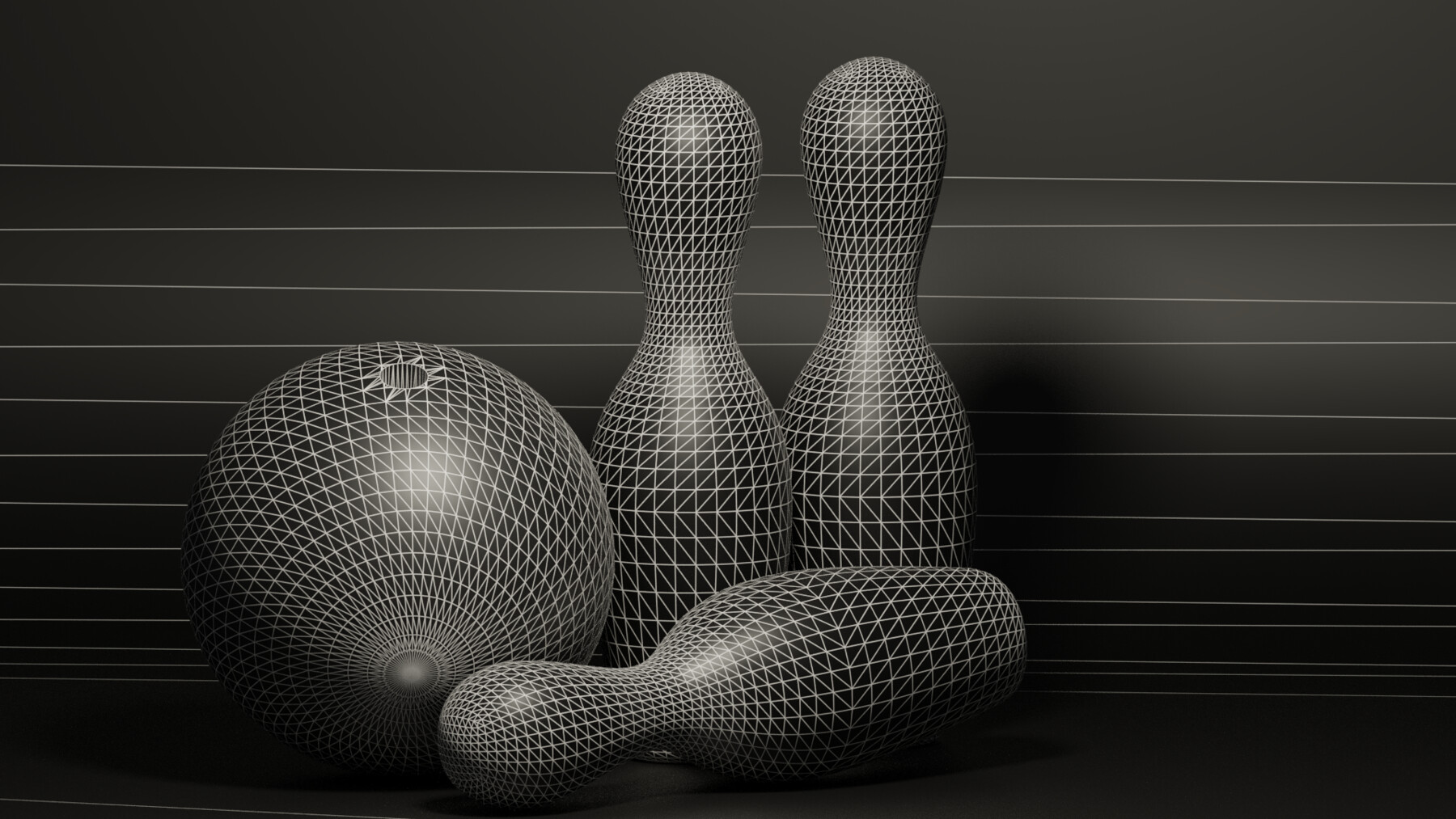 ArtStation - Bowling Ball and Pins | Resources