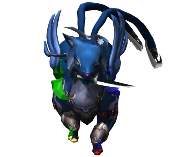 ArtStation - Game animated characters - two-tailed cat | Game Assets