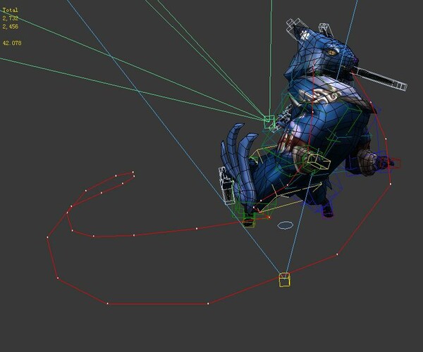 ArtStation - Game animated characters - two-tailed cat | Game Assets