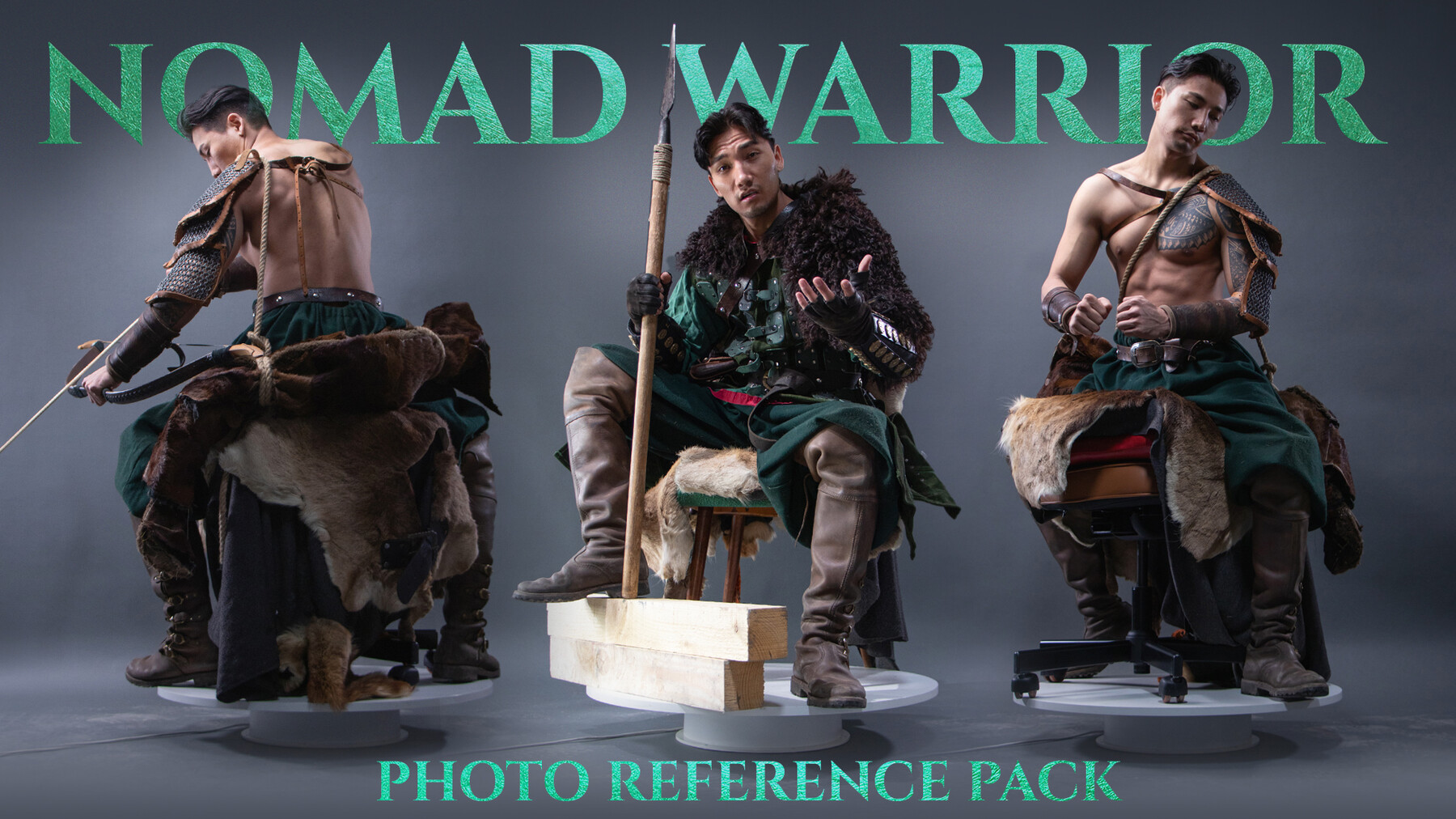 ArtStation - Nomad Warrior - Reference Photo Pack for Artists 714 JPEGs noAI | Resources