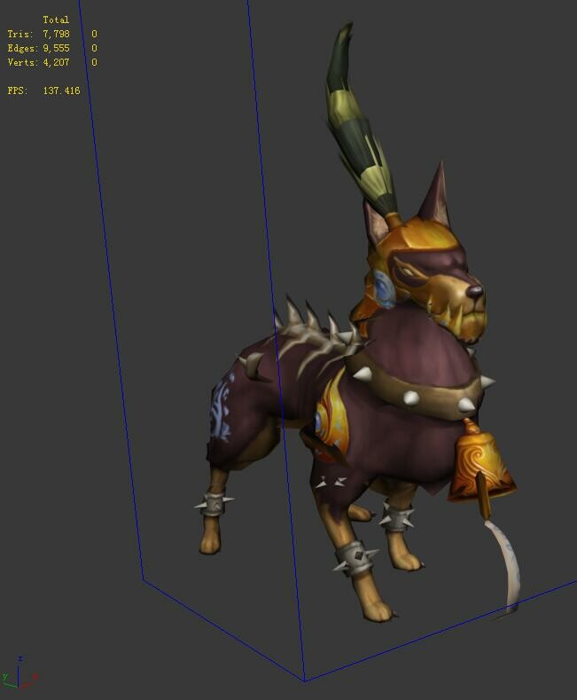 ArtStation - The role of the game animation - Xiaotian dog | Game Assets