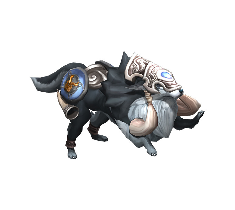 ArtStation - Game animated characters - war wolf cubs | Game Assets