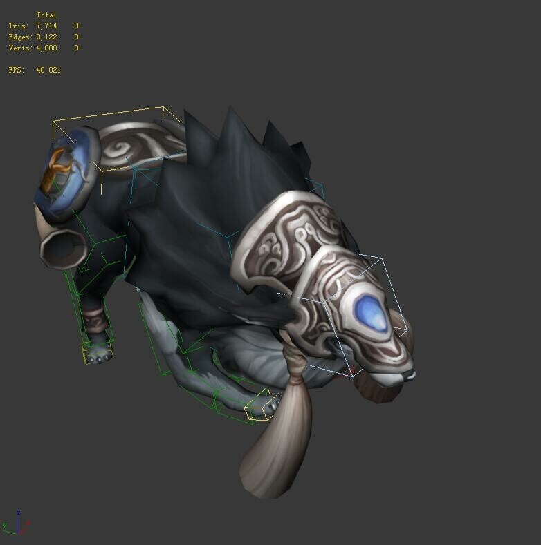 ArtStation - Game animated characters - war wolf cubs | Game Assets