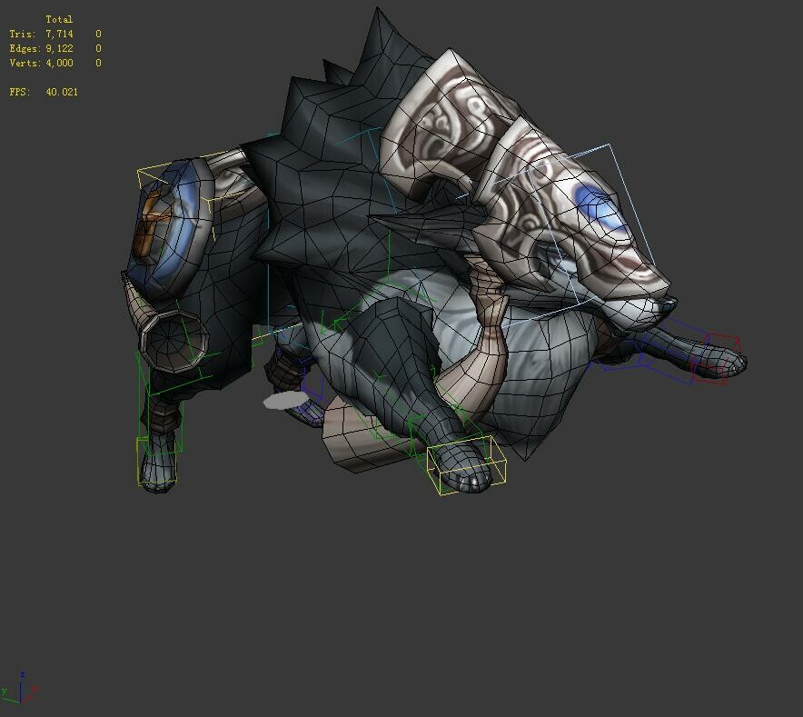 ArtStation - Game animated characters - war wolf cubs | Game Assets