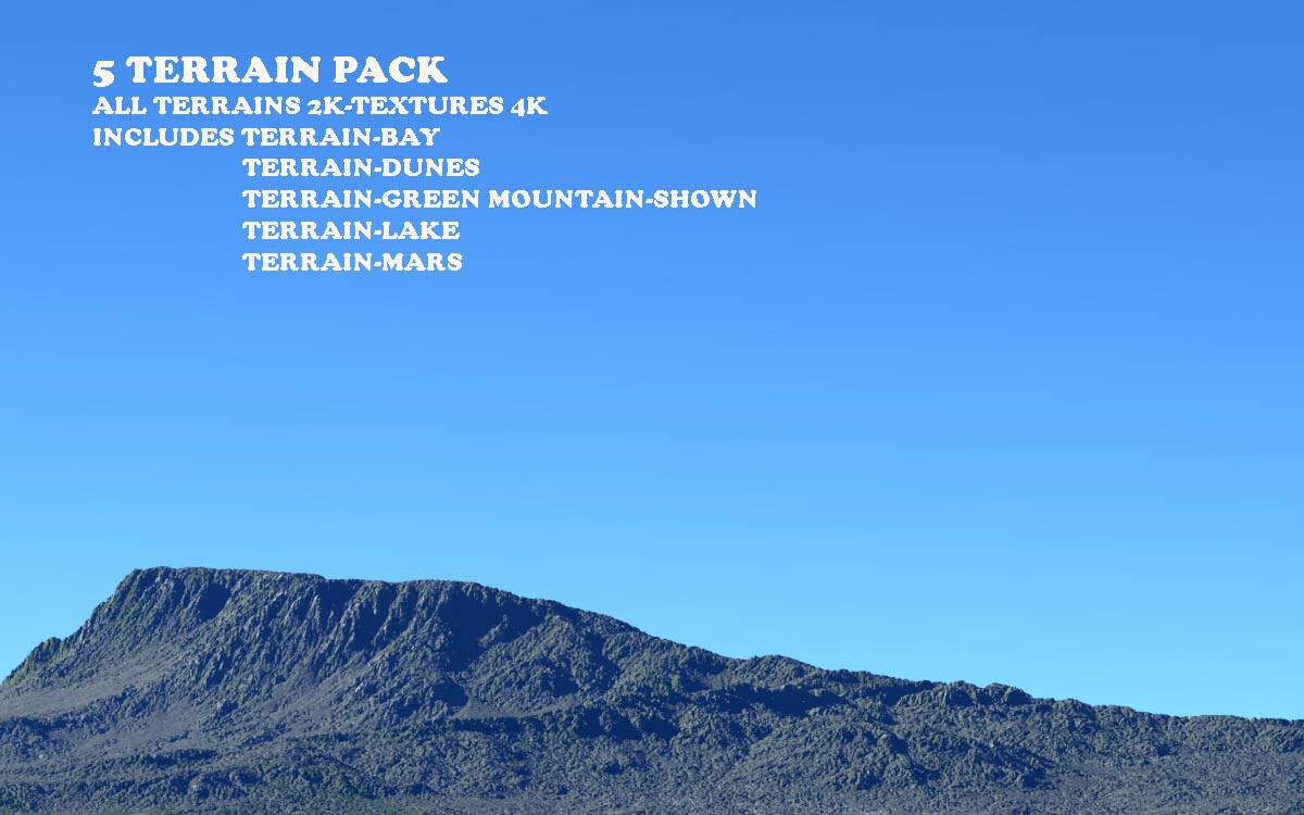 ArtStation - 5 -TERRAIN PACK | Game Assets