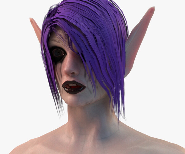 ArtStation - Elf Female Body Set | Game Assets