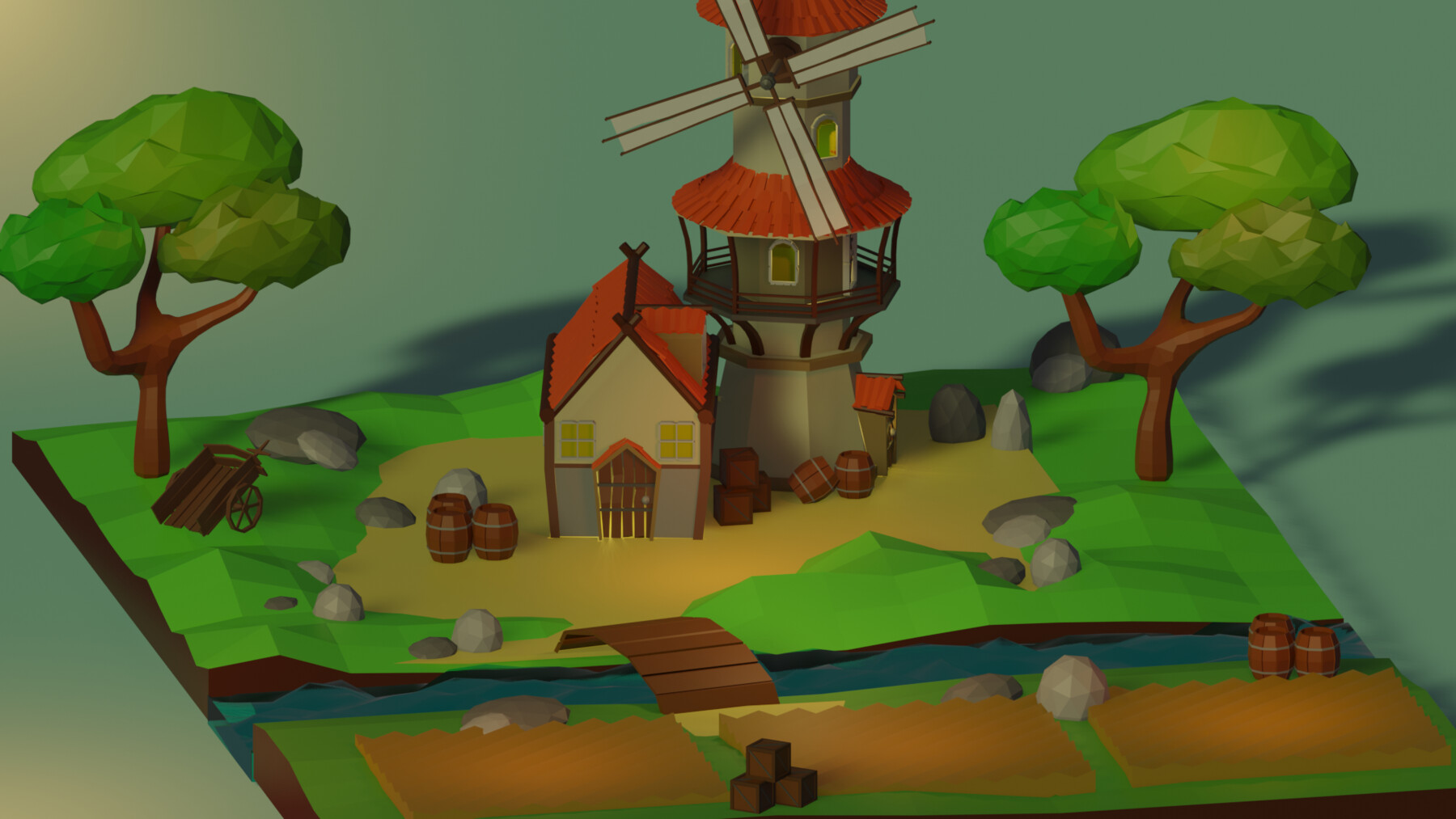 ArtStation - Windmill | Game Assets