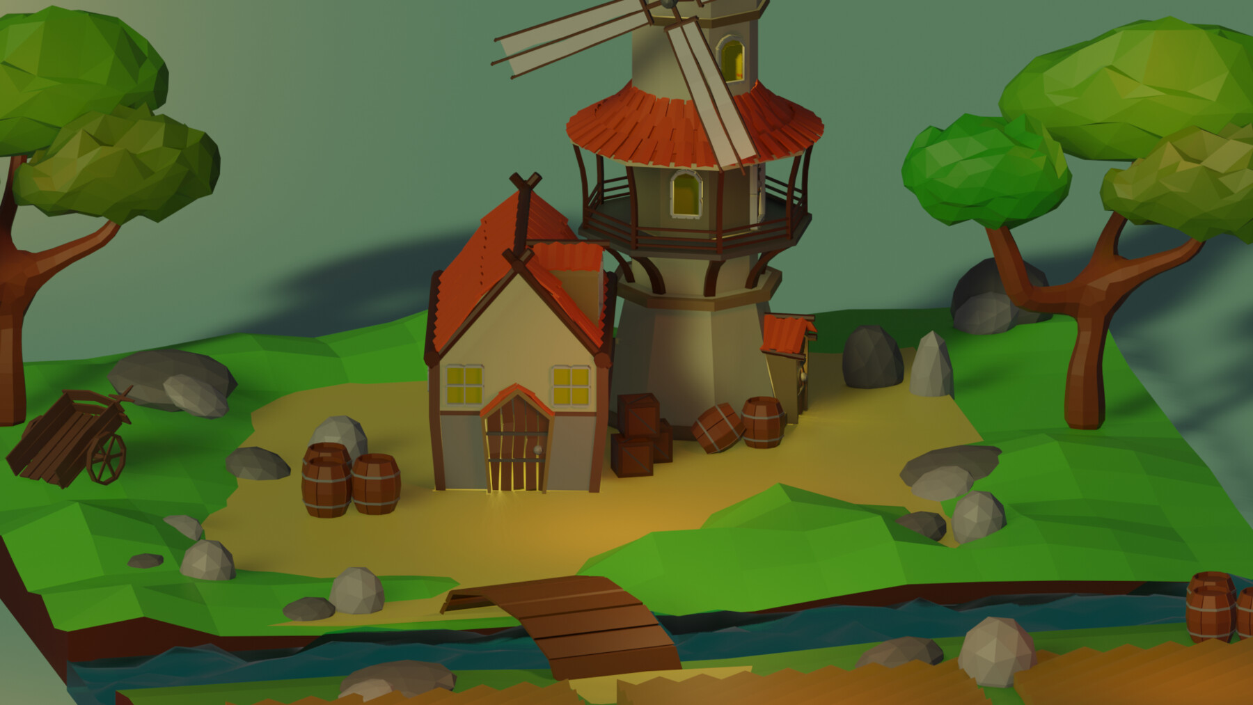 ArtStation - Windmill | Game Assets