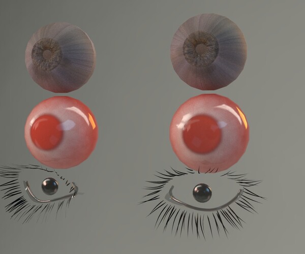 ArtStation - Realistic PBR Eye Set | Game Assets