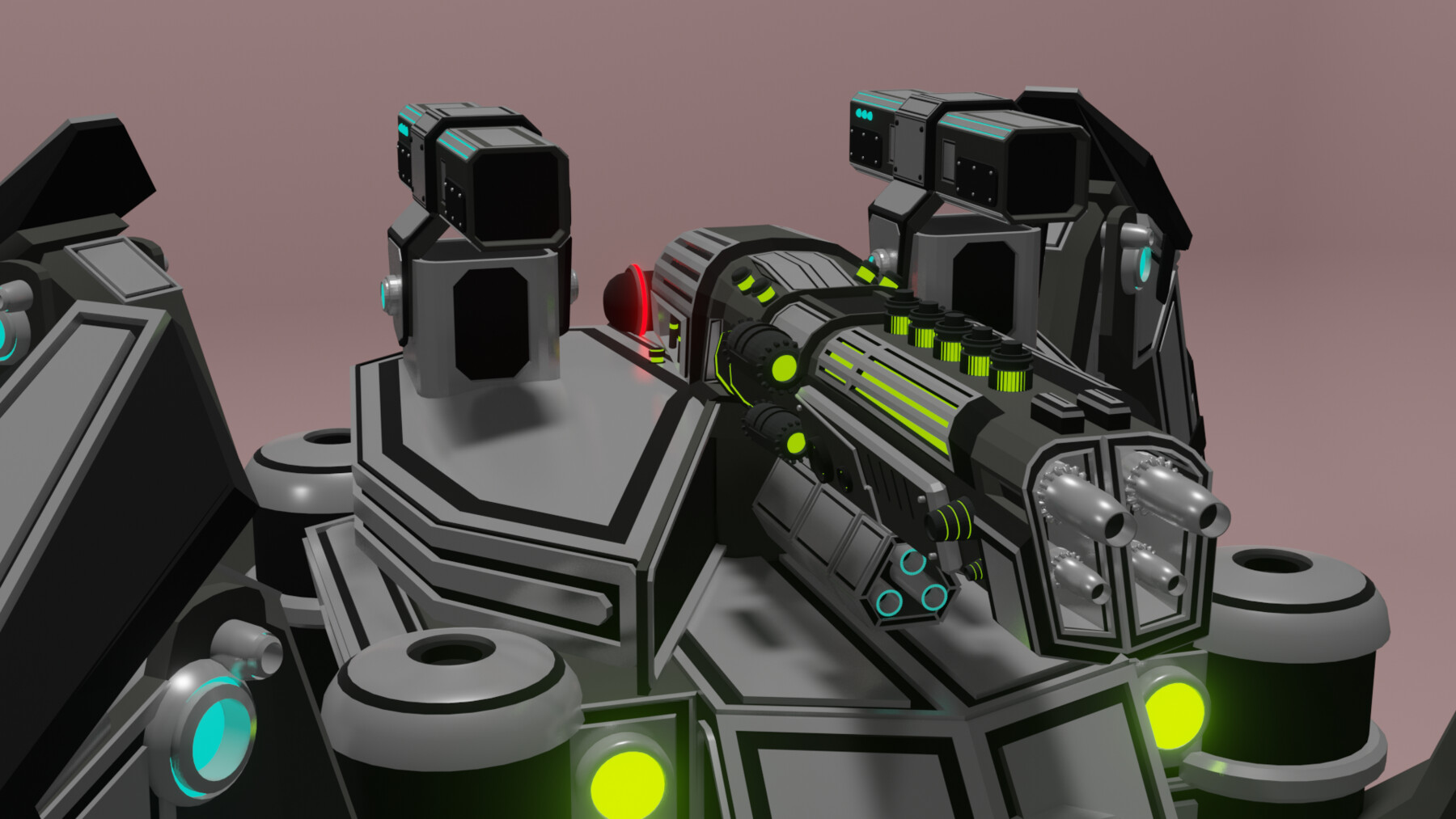 ArtStation - Robot tank 3d model | Game Assets