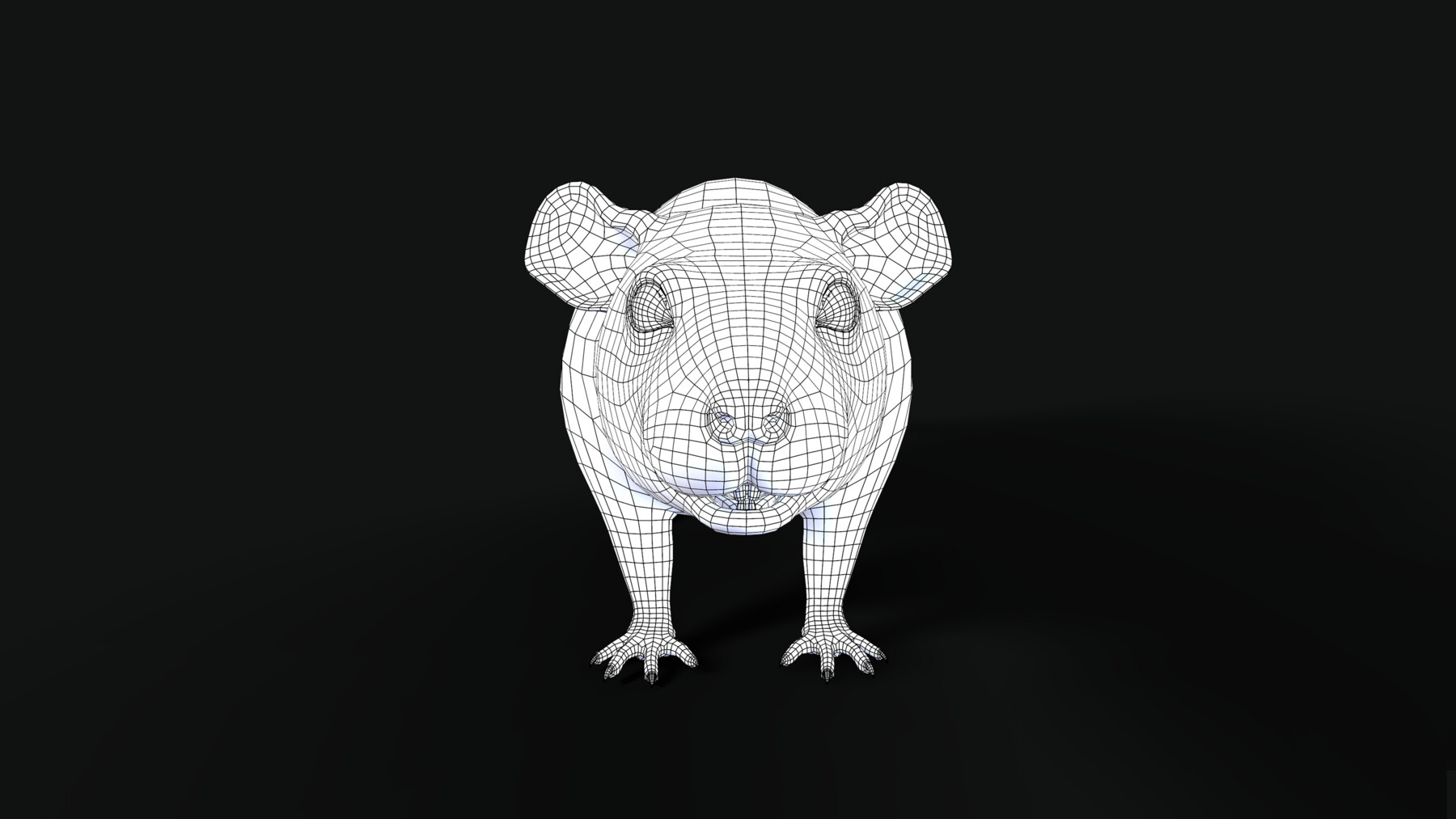 ArtStation - Brown rat with low poly fur | Resources