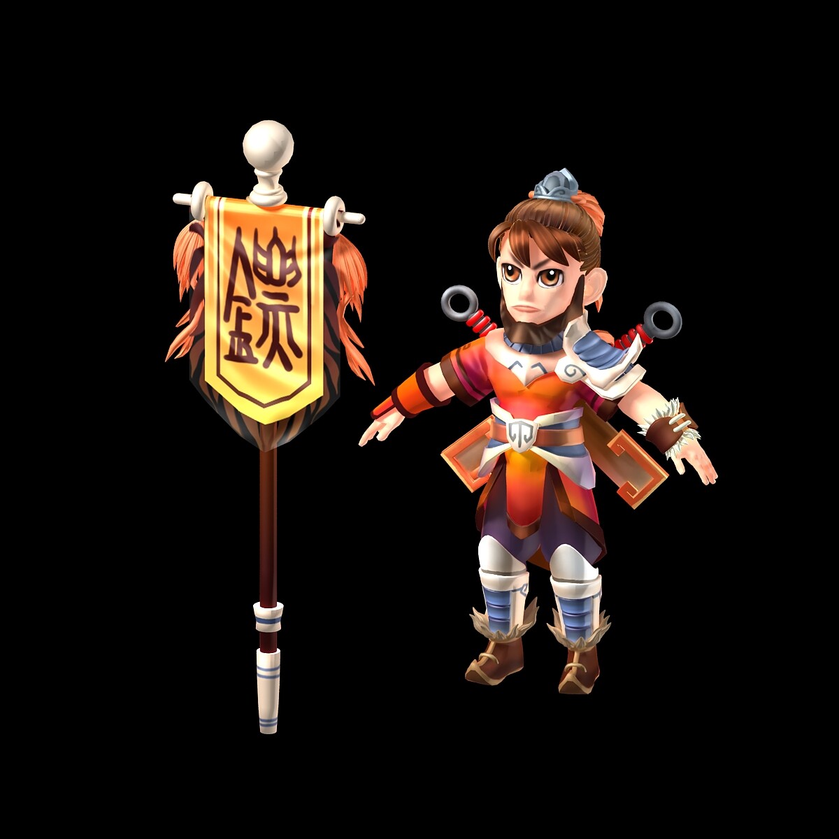 ArtStation - The character of the game - bodyguard | Game Assets