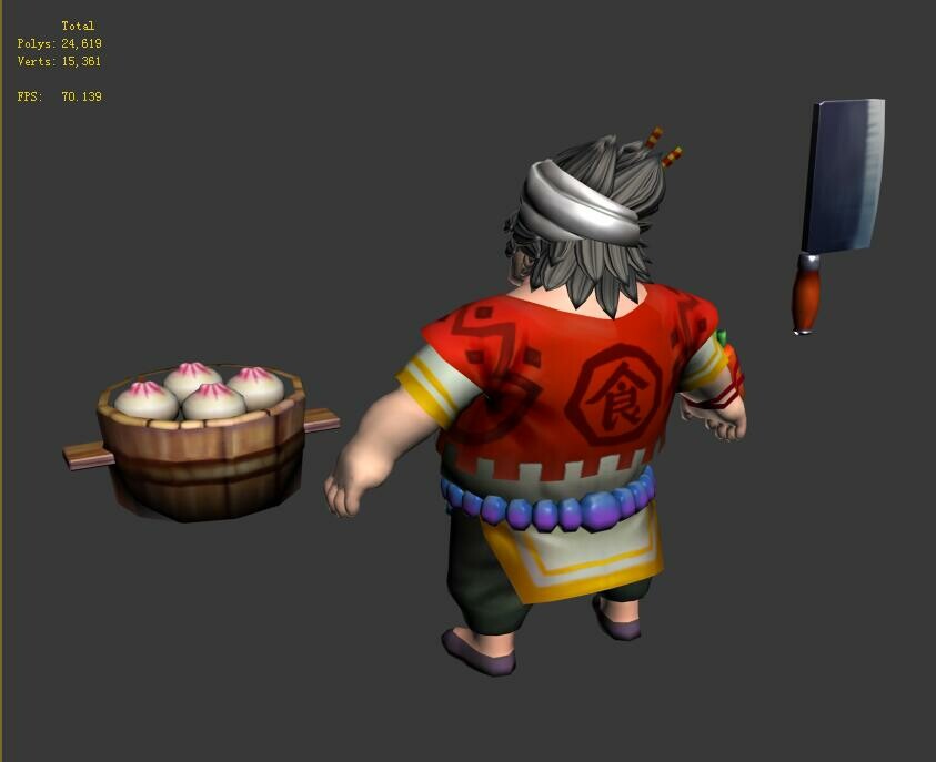 ArtStation - The character of the game - the cook | Game Assets