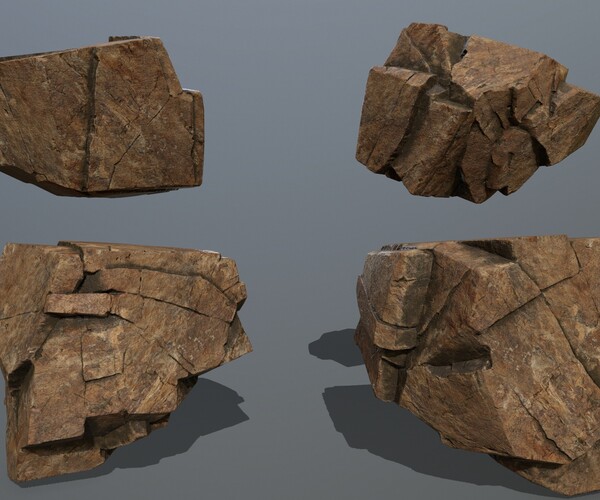 ArtStation - desert rocks | Game Assets