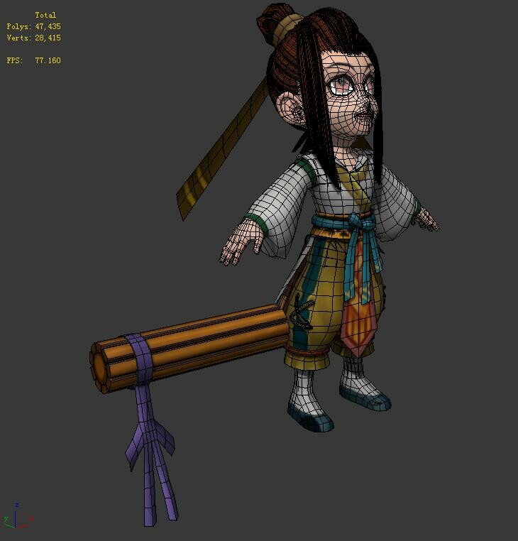 ArtStation - Game characters - book children | Game Assets