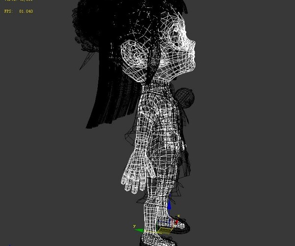 ArtStation - Game character character - little girl | Game Assets