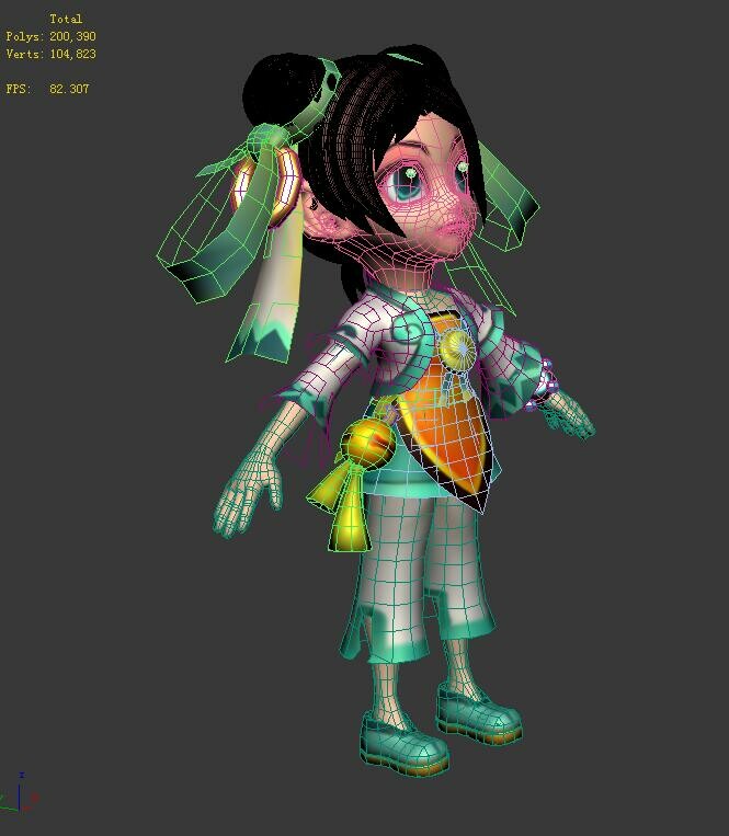 ArtStation - Game characters - maids | Game Assets