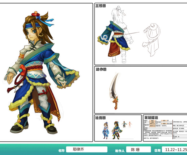 ArtStation - The characters of the game - Yeluqi | Game Assets