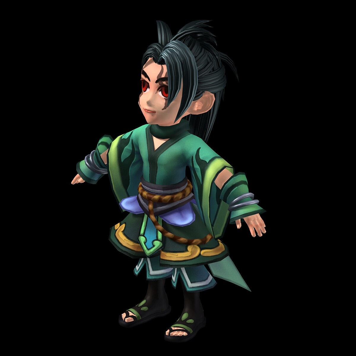 ArtStation - Game characters - fishing nets Knife hand | Game Assets