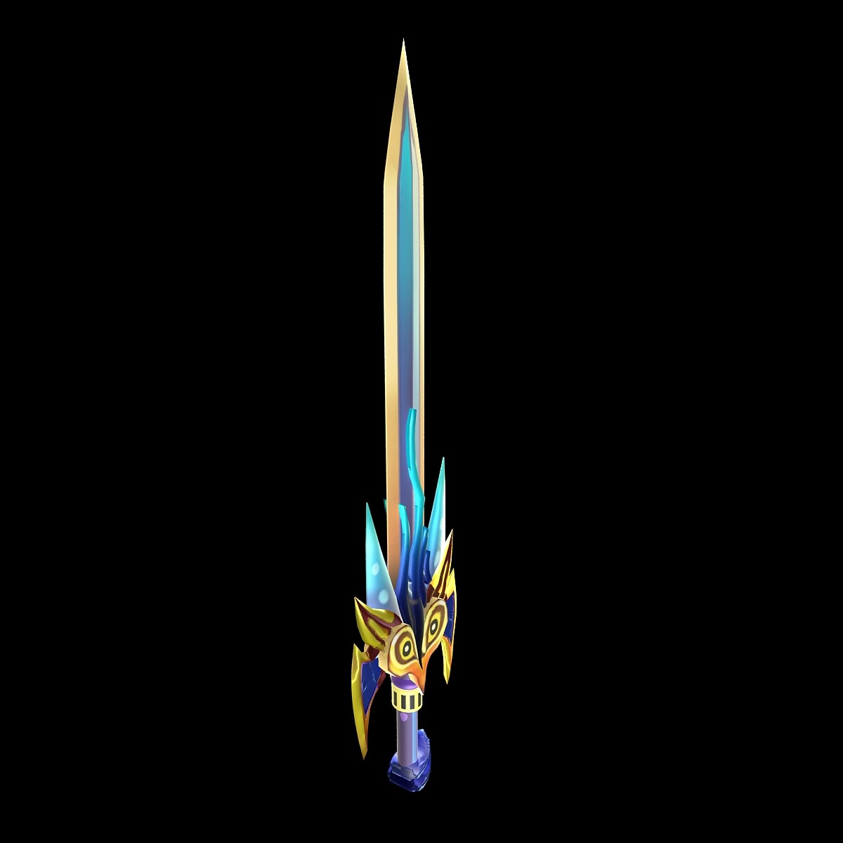 ArtStation - Game characters weapons-60 shadowless fly sword | Game Assets