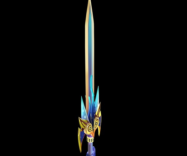 ArtStation - Game characters weapons-60 shadowless fly sword | Game Assets