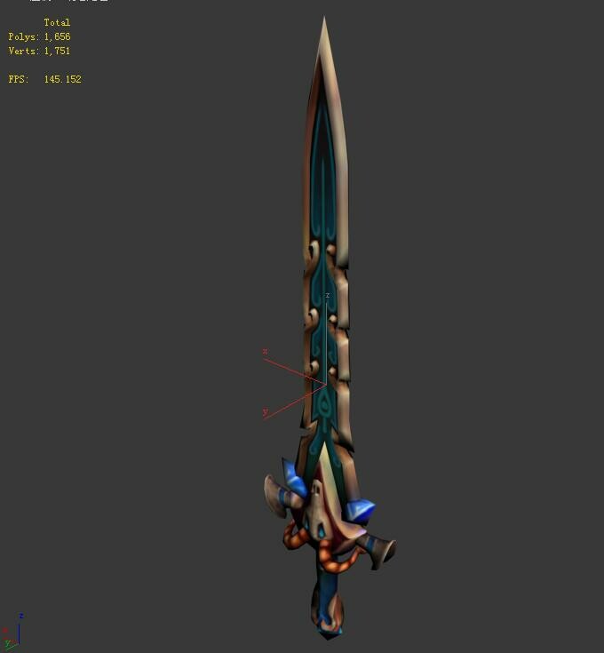 ArtStation - Game character weapon - purely | Game Assets