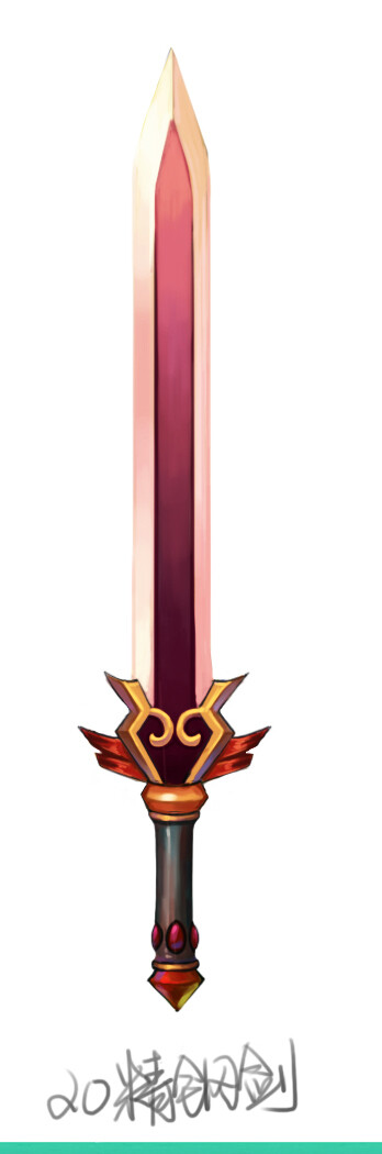 ArtStation - Game character weapons - steel sword | Game Assets