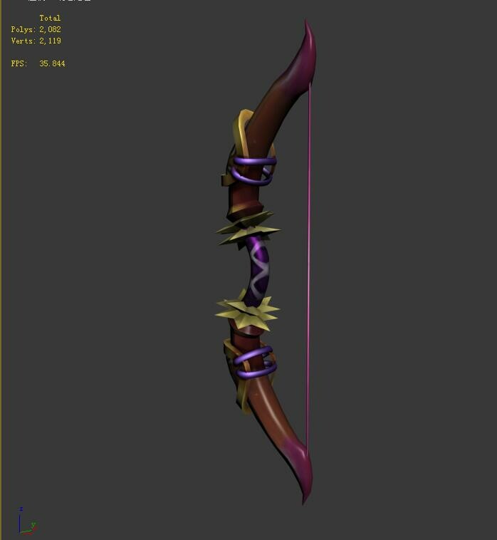 ArtStation - Game characters weapons - horns bow | Game Assets
