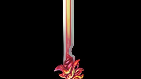 ArtStation - Game character weapons - ladies sword 70 | Game Assets