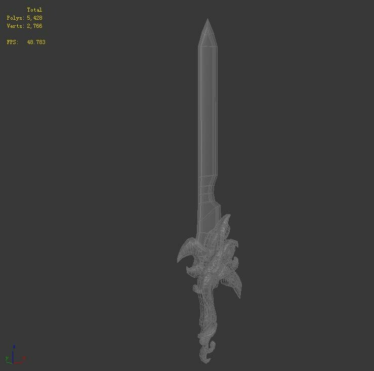 ArtStation - Game character weapons - ladies sword 70 | Game Assets