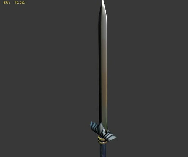 ArtStation - Game character weapons - iron sword | Game Assets