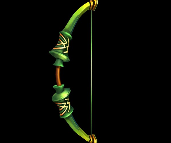 ArtStation - Game characters weapons - bamboo bow | Game Assets