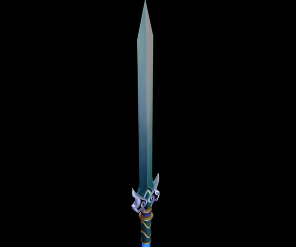 ArtStation - Game character weapons - cast iron sword | Game Assets